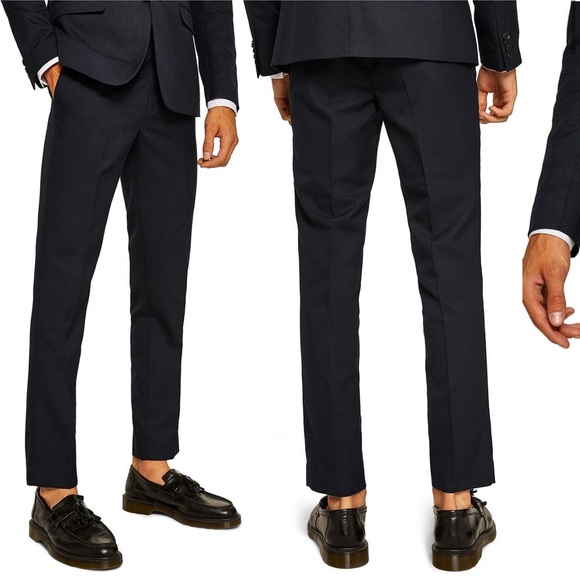 Topman | Pants | Topman From Nordstrom Skinny Fit Textured Dress Pant ...
